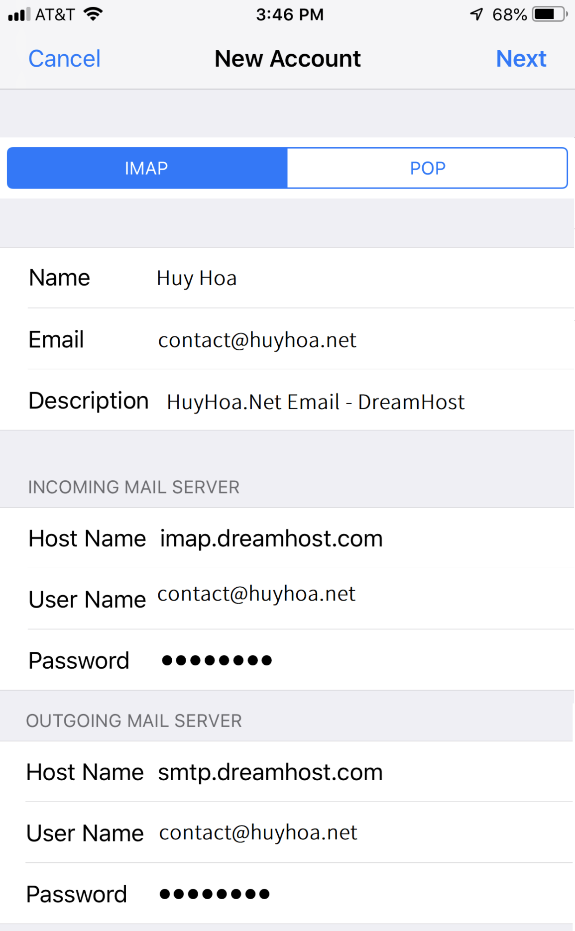 How To Set Up Dreamhost Email On IPhone?