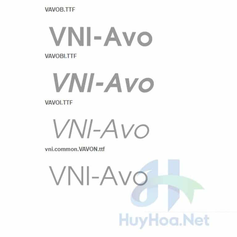 Font VNI Full 750+ Phông Tiếng Việt Cho Kiểu Gõ VNI