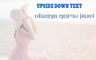 Upside Down Text Generator | Mirrored Text Generator