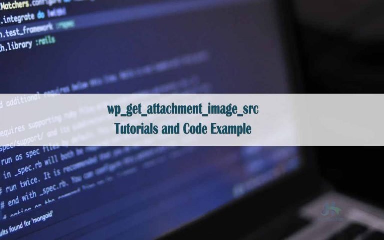 Wp_get_attachment_image_src() - A WordPress Function To Returns Array ...